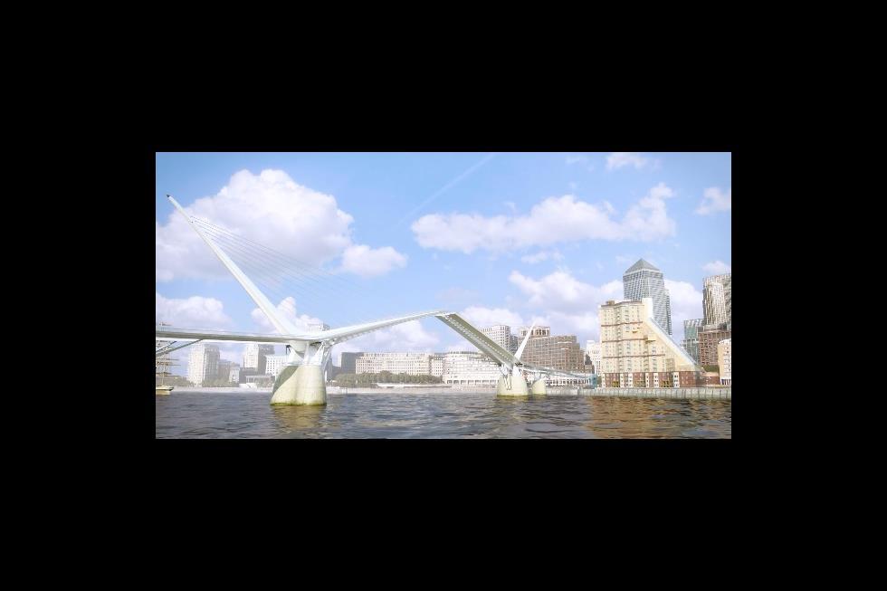 Diamond Jubilee Bridge tops Thames crossing poll | News | Building Design
